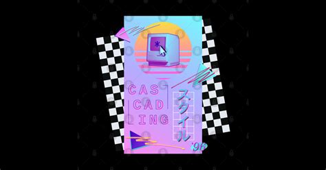 Vaporwave Css Web Aesthetic Sticker Teepublic