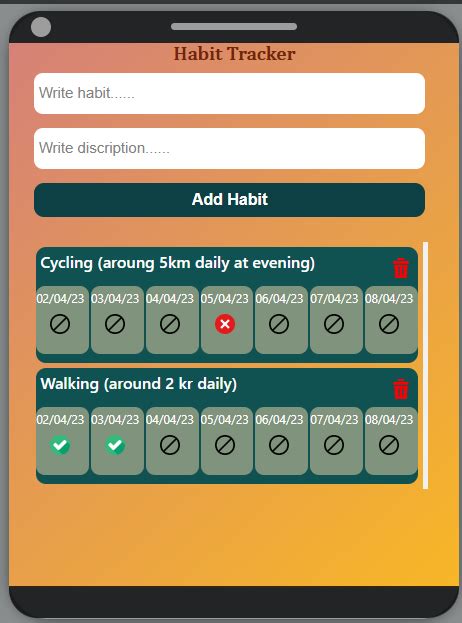GitHub Vaibhav Habit Tracker App