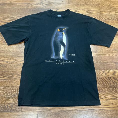 Vintage Chile Antartica Penguin Tee 🇨🇱 •90s •sz Depop
