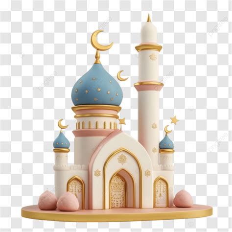 두 개의 첨탑과 돔이 있는 모스크의 3차원 모델 모스크 3d 모델 첨탑이 있는 모스크 돔 모스크 디자인 Png 일러스트 및 이미지 에 대한 무료 다운로드 Pngtree
