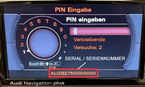 Radio Code Passend Für Audi Navigation Plus Rns E Auzbz7