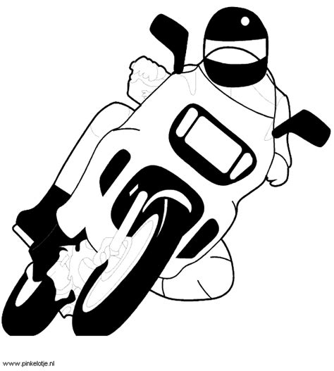 Motor Motorfiets Knutsels En Kleurplaten