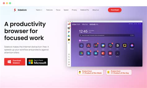 Sidekick Browser 专为现代工作而设计的生产力浏览器软件 网络探索者
