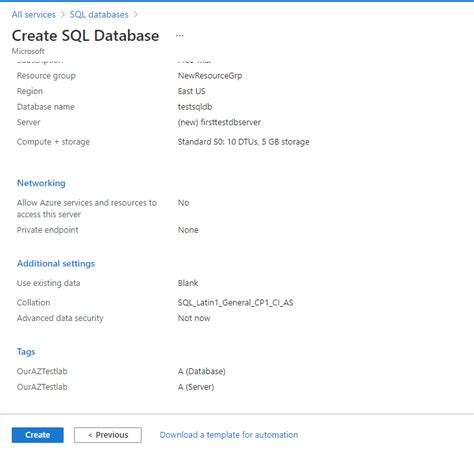 How To Create Sql Database In Azure 5 Steps