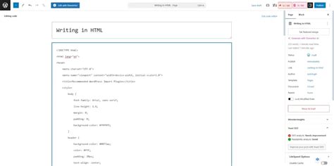 convert html to wordpress unlock power and flexibility today