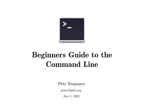 Beginners Guide To The Command Line