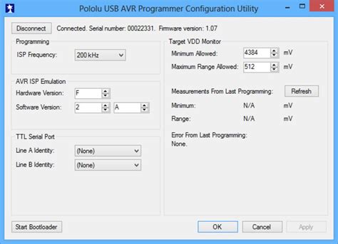Pololu USB AVR Programmeur Opencircuit