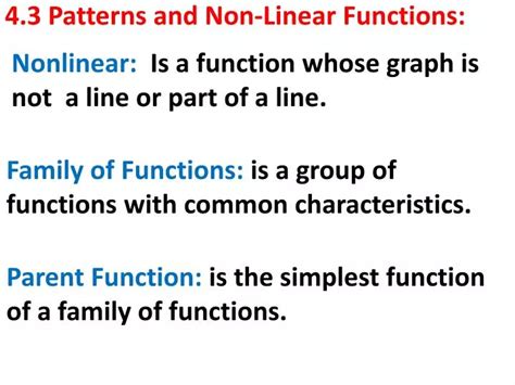PPT 4 3 Patterns And Non Linear Functions PowerPoint Presentation Free Download ID 2674985