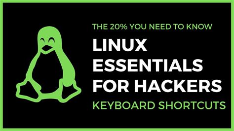 linux essentials for hackers 2 useful keyboard shortcuts youtube