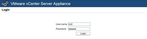 VCenter Server Appliance Configuration VMware ESXi