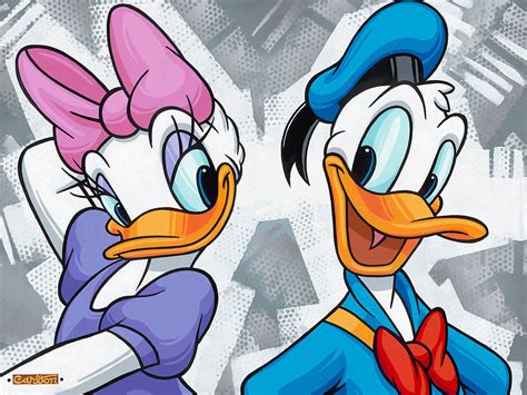 Donald And Daisy Duck Clipart 5777115 Clipart Library