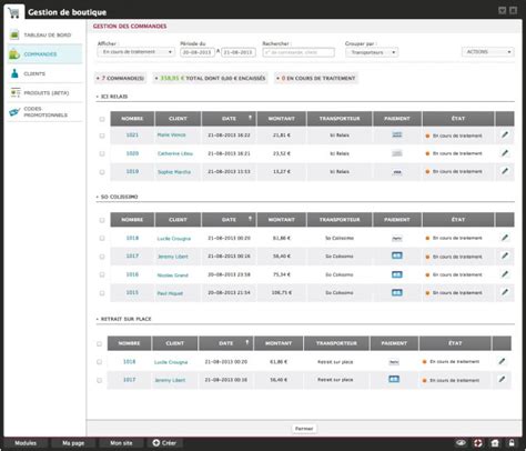 La Gestion Des Commandes