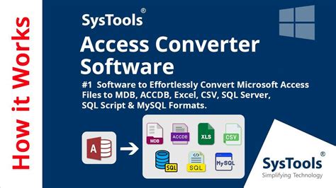 Access Database Converter Tool By Systools Accdb Converter Mdb