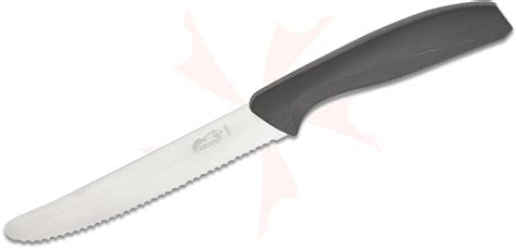 Gatco Everyday Kitchen Utensils Serrated Rounded Steak Knife 8 25 Overall Black Zytel Handle
