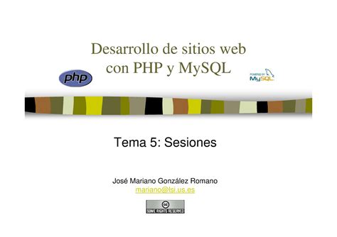 0142 Php Y Mysql Sesiones 0142 Php Y Mysql Sesiones Desarrollo De Sitios Web Con PHP Y MySQL
