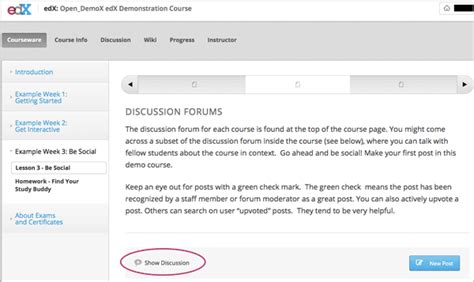 115 Participating In Course Discussions — Building And Running An Open Edx Course Cypress
