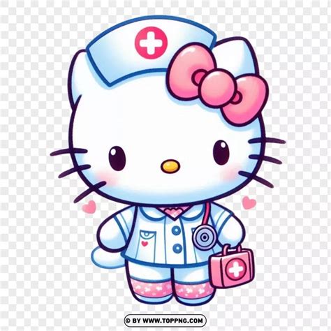 Enfermera Hello Kitty Toppng