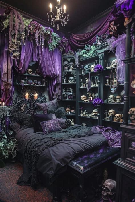 29 Dark Fantasy Bedroom Ideas For A Mysterious Sanctuary Witchy Room