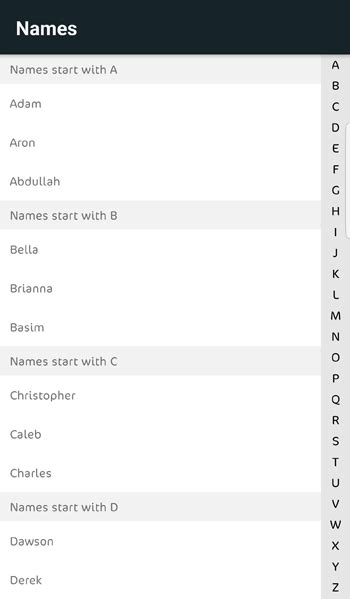 Github Hasanalyazidi React Native Sectionlist Sidebar Sectionlist