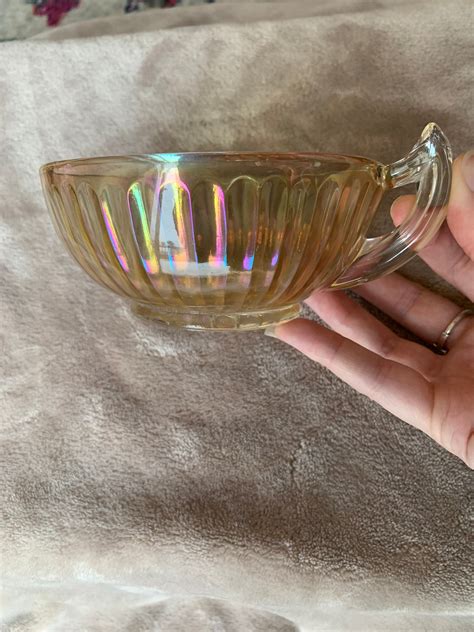 Vintage Opalescent Depression Glass Etsy