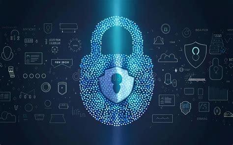 Guardians Of Privacy A Futuristic Illustration Of Digital Data Security Stock Illustration