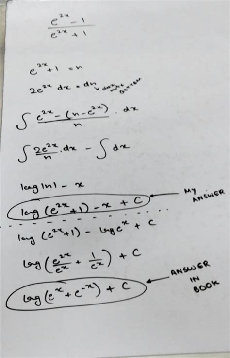 So There Was This Integrals Question I Used A Method Thats Different