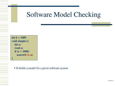 Neha Rungta And Eric G Mercer Software Model Checking Lab Ppt Download