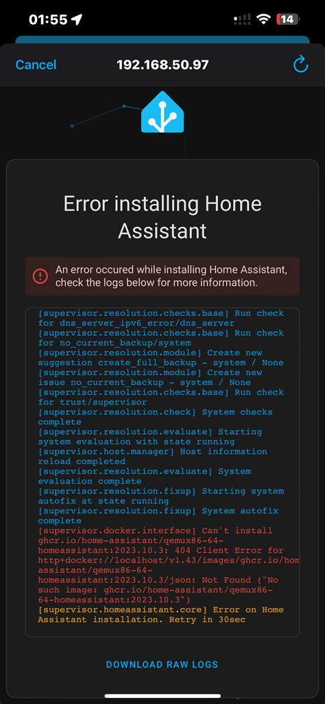 First Time Install Not Working Installation Home Assistant Community