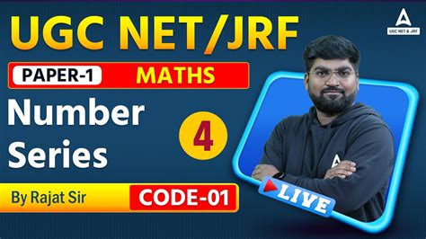 nta ugc net paper 1 reasoning number series part 4 by rajat sir