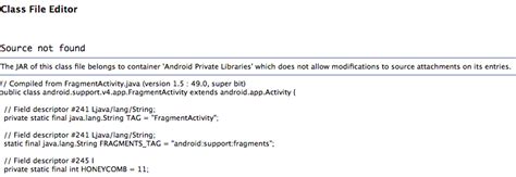 Java How To Add Source Of Android Private Libraries To Adt Eclipse Stack Overflow