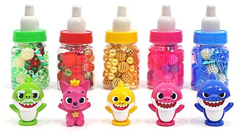 빨강 파랑 노랑 핑크 초록 아기상어와 함께 색깔놀이해요 핑키팝토이 네이버 Tv