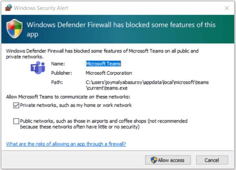 Disable Teams Firewall Pop Up With Intune Mdm Tech Space
