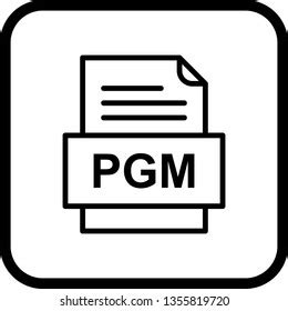 144 Pgm File Format Icon Images Stock Photos Vectors Shutterstock