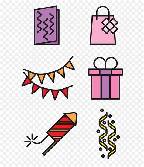 喜庆礼品火炮简笔画png图片素材下载 图片编号yzdlpgby 免抠素材网