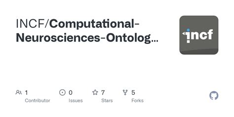 Github Incf Computational Neurosciences Ontology C N O