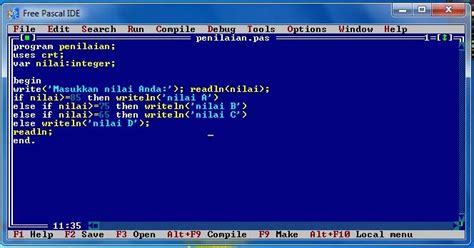 Contoh Program If Then Else Pada Pascal Catatanku