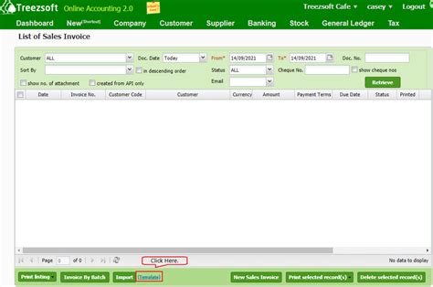 Invoice How To Import Invoice Listing Treezsoft Blogs