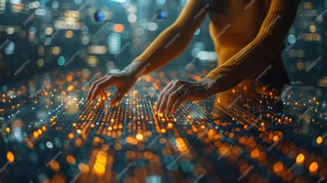 Premium Photo Data Science And Big Data Technologies With Person