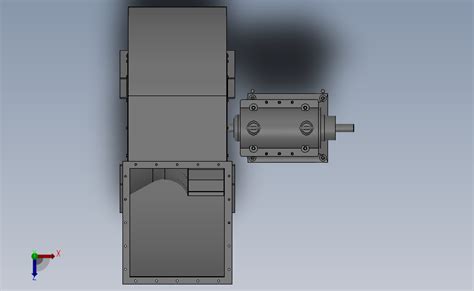 4 72 12╱b4 72 12 No10 D╱c离心通风机[4 72 12b4 72 12 No10 Dc离心通风机d]， Solidworks 2018 模型图纸下载 懒石网