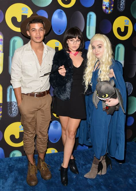 Olivia Holt Arrives At Just Jareds Halloween Bash Celeb Donut