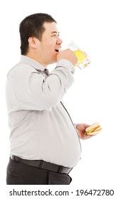 Fat Guy Drinking Beer Images Stock Photos Vectors Shutterstock