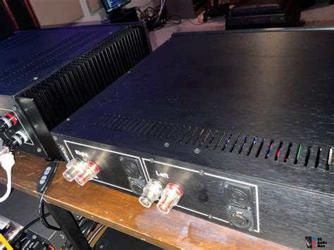 Orchard Audio Starkrimson Stereo Ultra Class D Custom Gan 500wpc4ohms Dual Mono Amplifier W