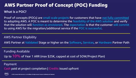 Aws Partner Proof Of Concept Funding