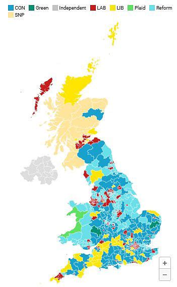 Mega Poll Finds Reform On Track To Get 175 Mps As Labour Support Falls