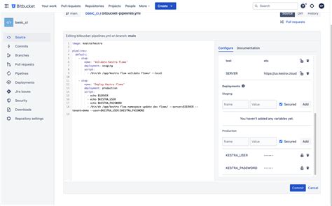 Bitbucket Pipes