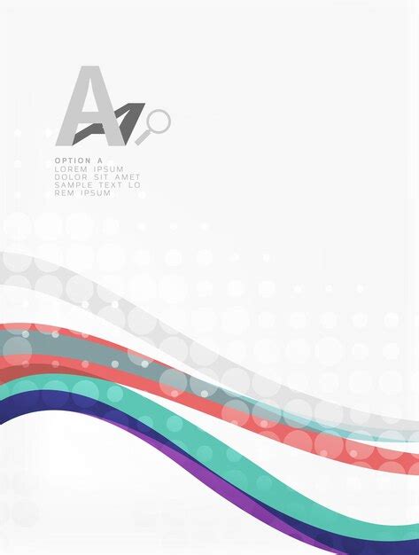 Premium Vector Vector Dotted Curve Waves Abstract Background