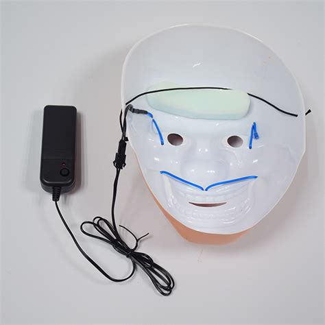 Wholesale Halloween Cosplay Led Glow Scary El Wire Line Light Up Grin