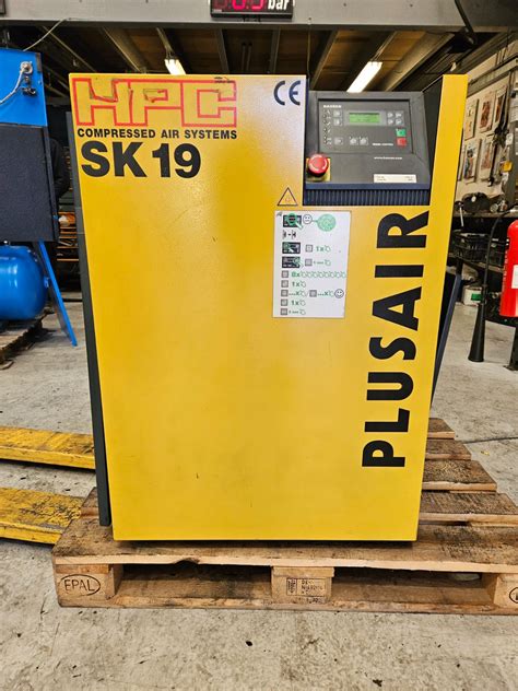 HPC SK19 11Kw Screw Compressor 10 Bar 56 2 CFM Air Supply UK