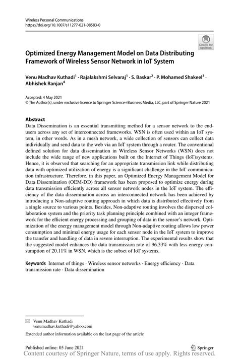 Optimized Energy Management Model On Data Distributing Framework Of