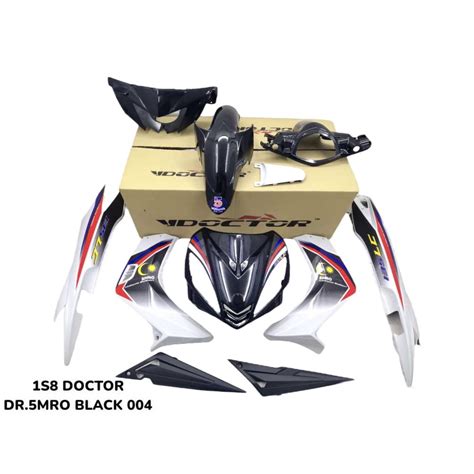 Coverset Bodyset Yamaha Lc Lc135 V1 Dr 5mro 5 Millionth Roll Out Black